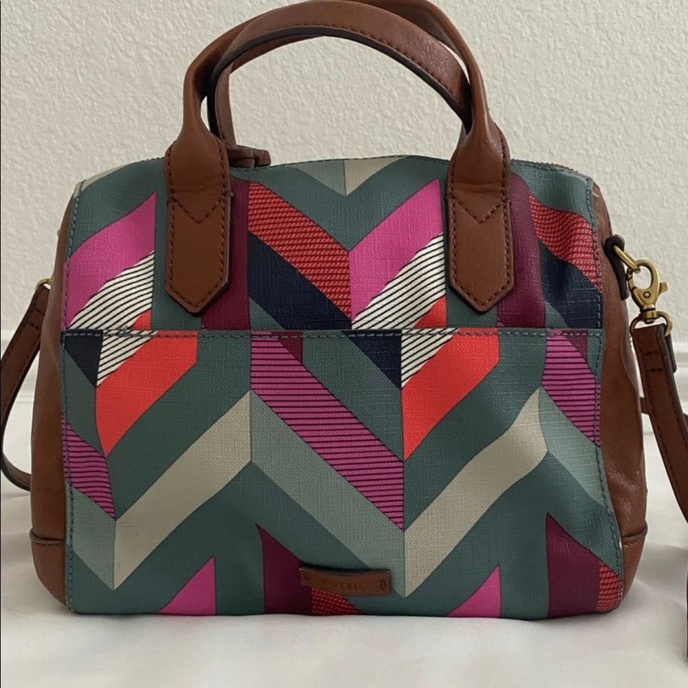 Fossil Fiona Crossbody/Satchel Bag - Gem